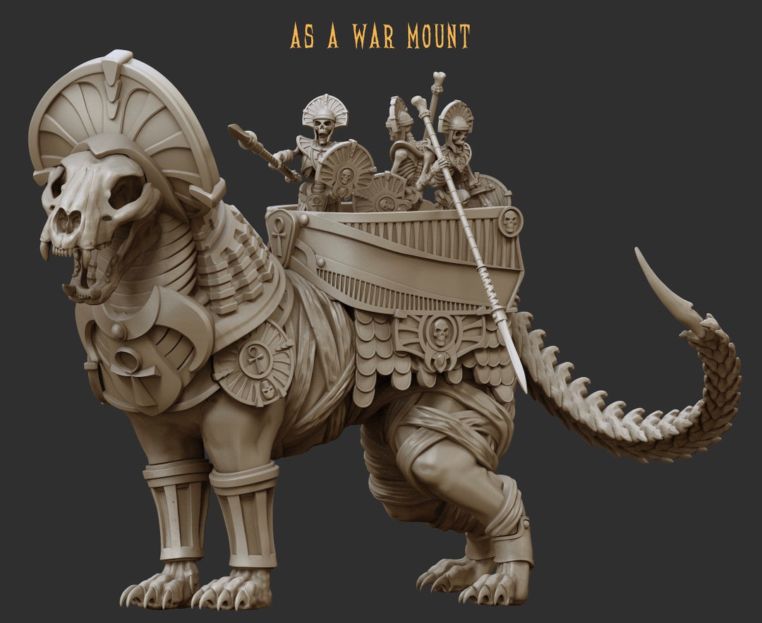 Fantasy Tomb Undead Sphinx Pharaohs Legacy - Etsy