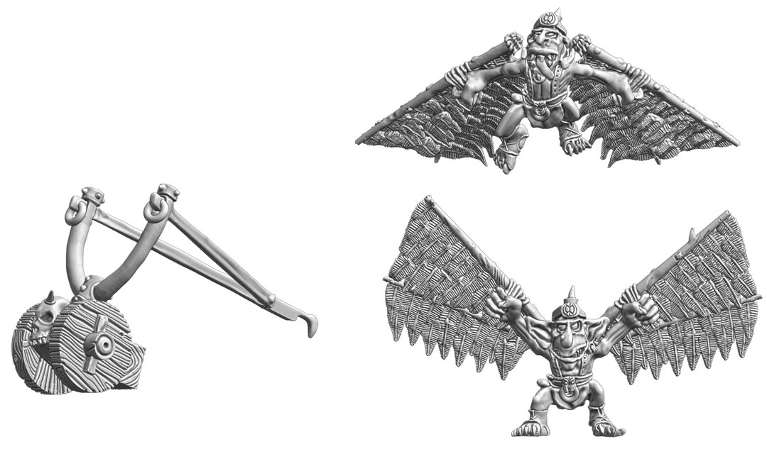 Feral Goblin Doom Flyers 3D Printed Miniatures I Warhammer I - Etsy