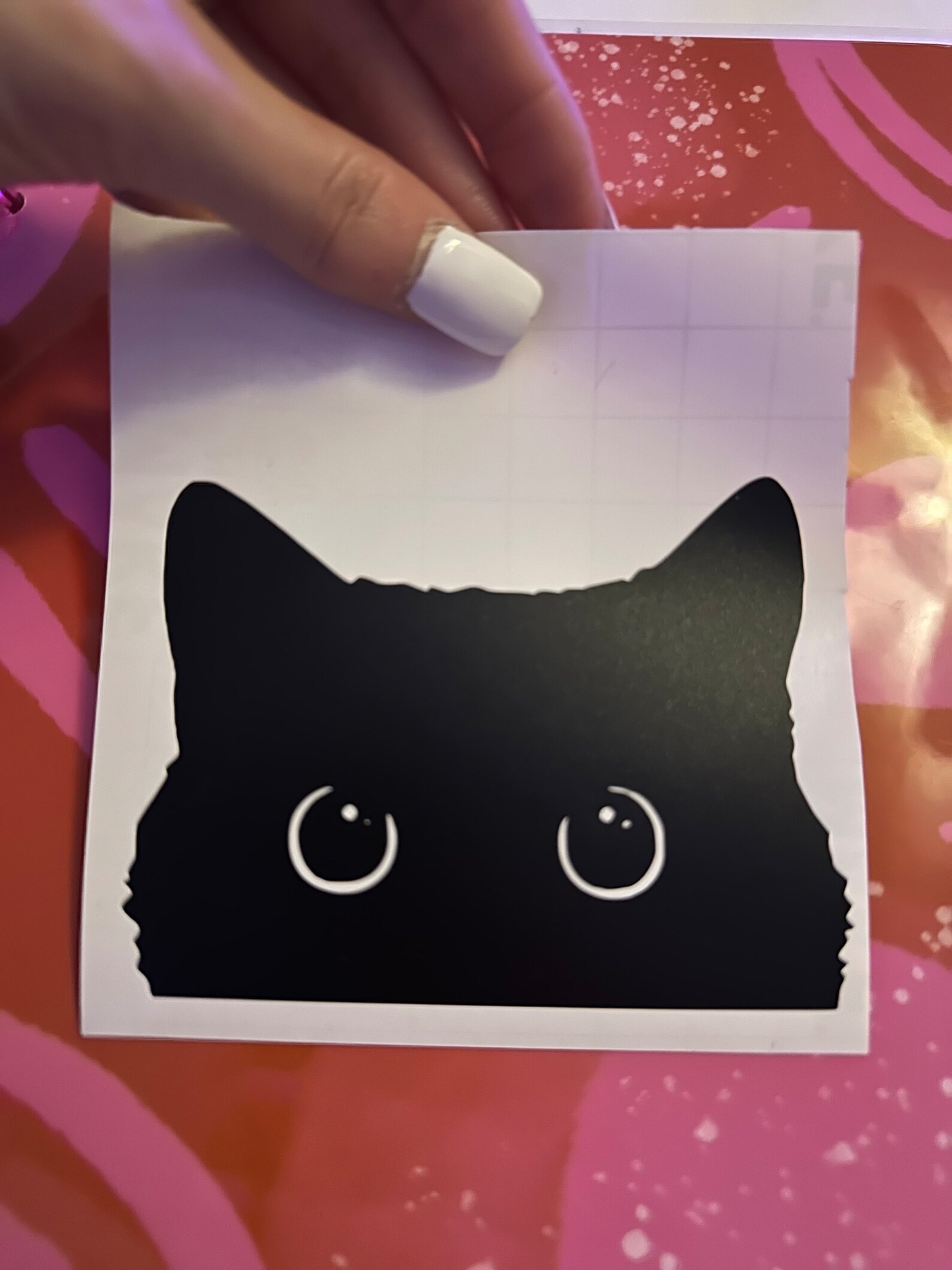 Cat Window Peeker Peaker Peeking Decal Car Accessories Car Decals ...