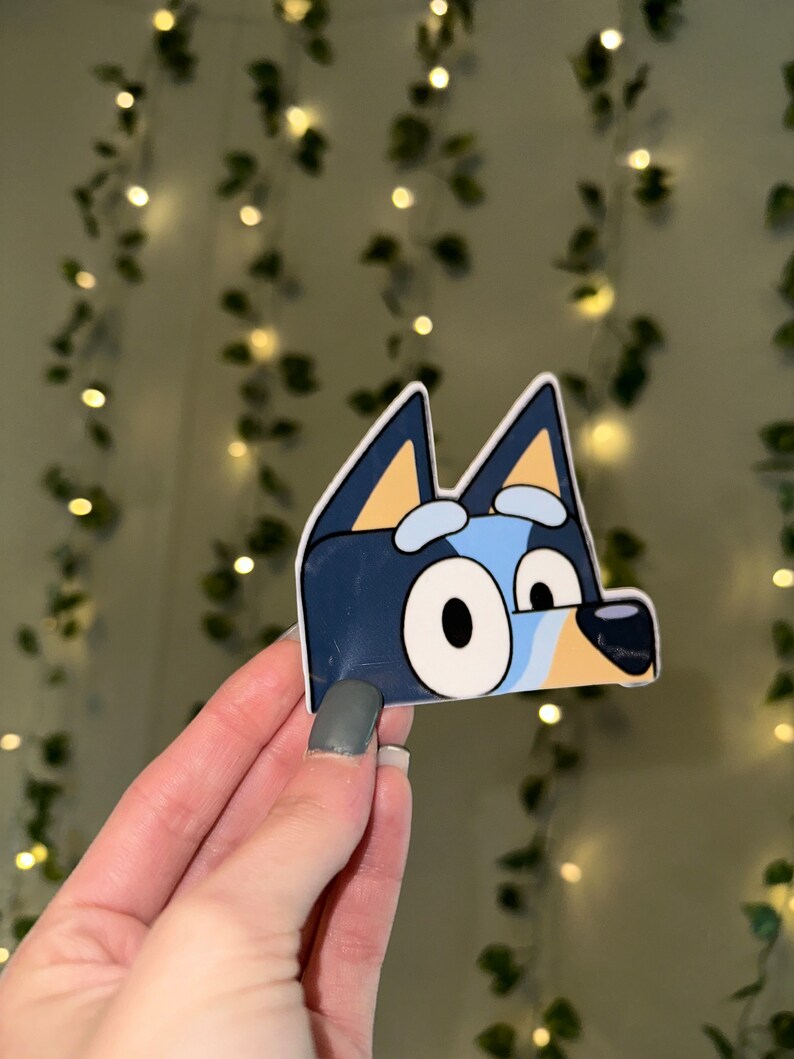 Cartoon Dog Peaker Peeking Decal Car Accessories Car Decals Window ...