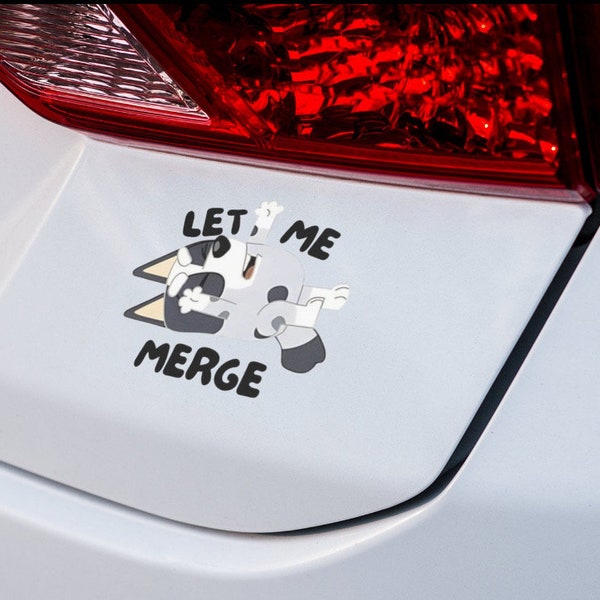 Bluey Merge Decal - Etsy