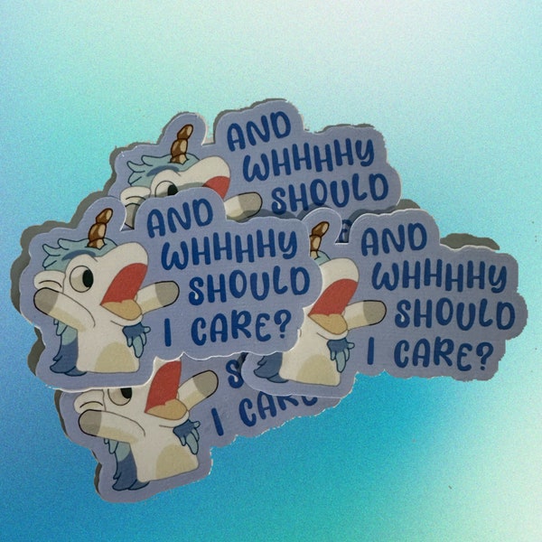 Bluey Car Decal Unicorse - Etsy
