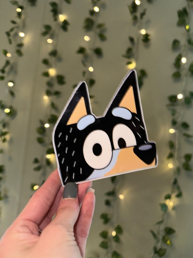 Cartoon Dog Peaker Peeking Decal Car Accessories Car Decals Window ...