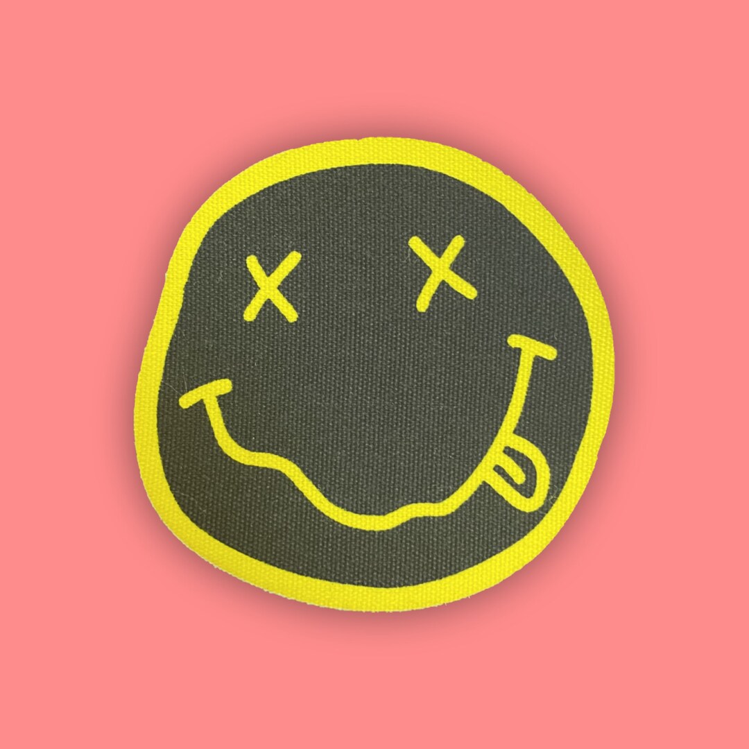 Nirvana Screen-print Cloth Sew-on Patch - Etsy