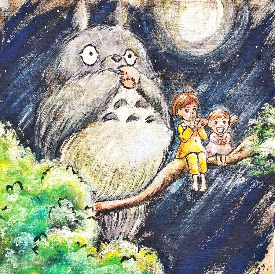 Totoro Drawing Watercolor