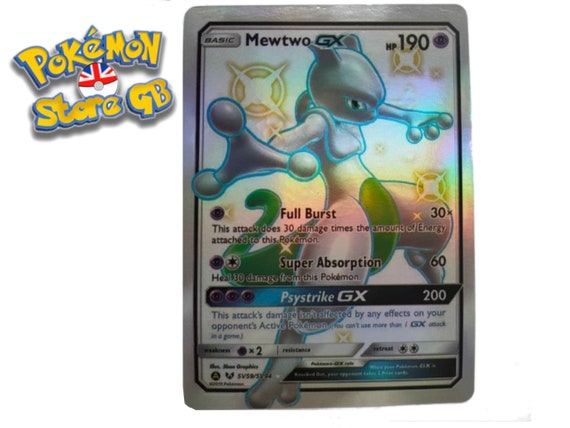 Shiny Mewtwo Card