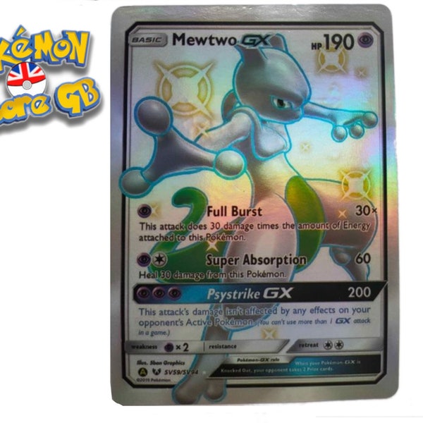 Mewtwo Gx - Etsy