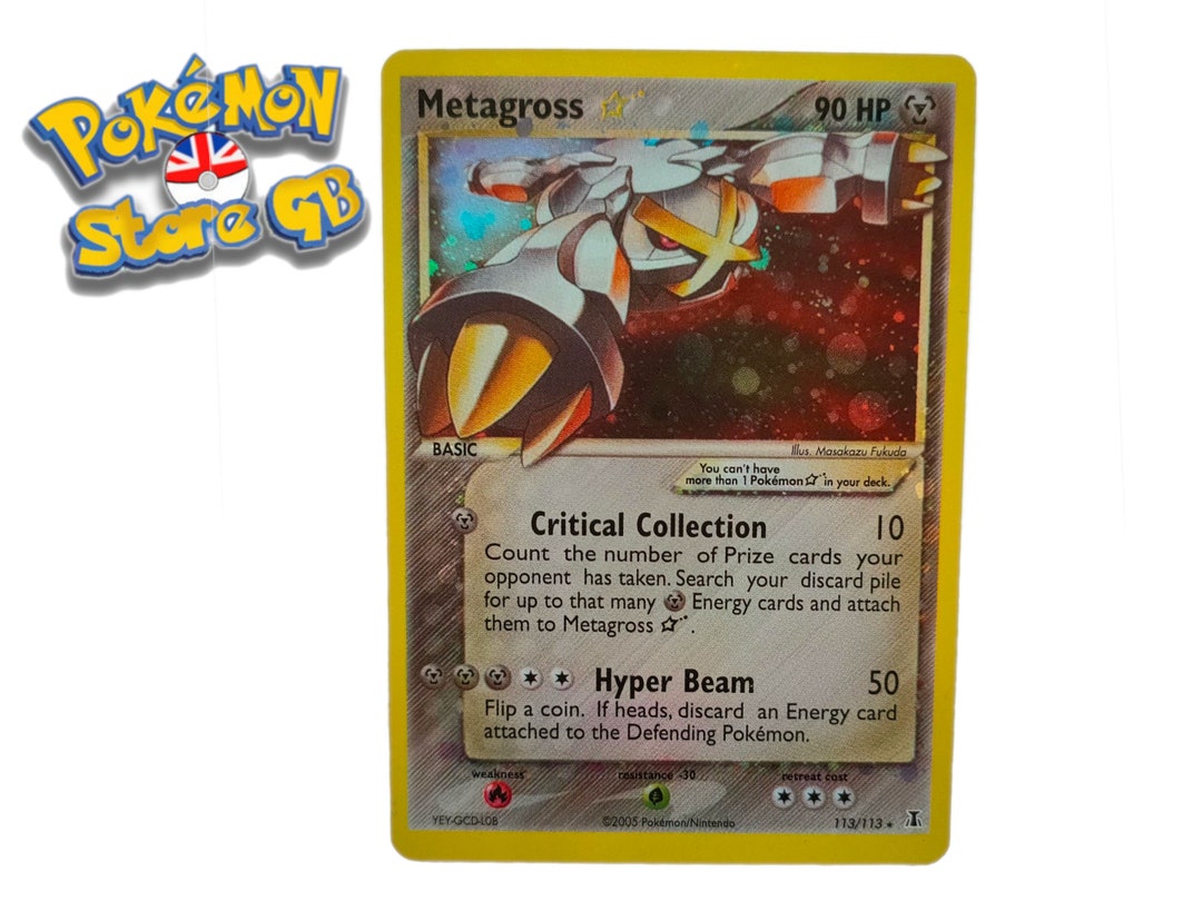 Metagross EX Delta Species Pokemon Card Ultra Rare Holo - Etsy