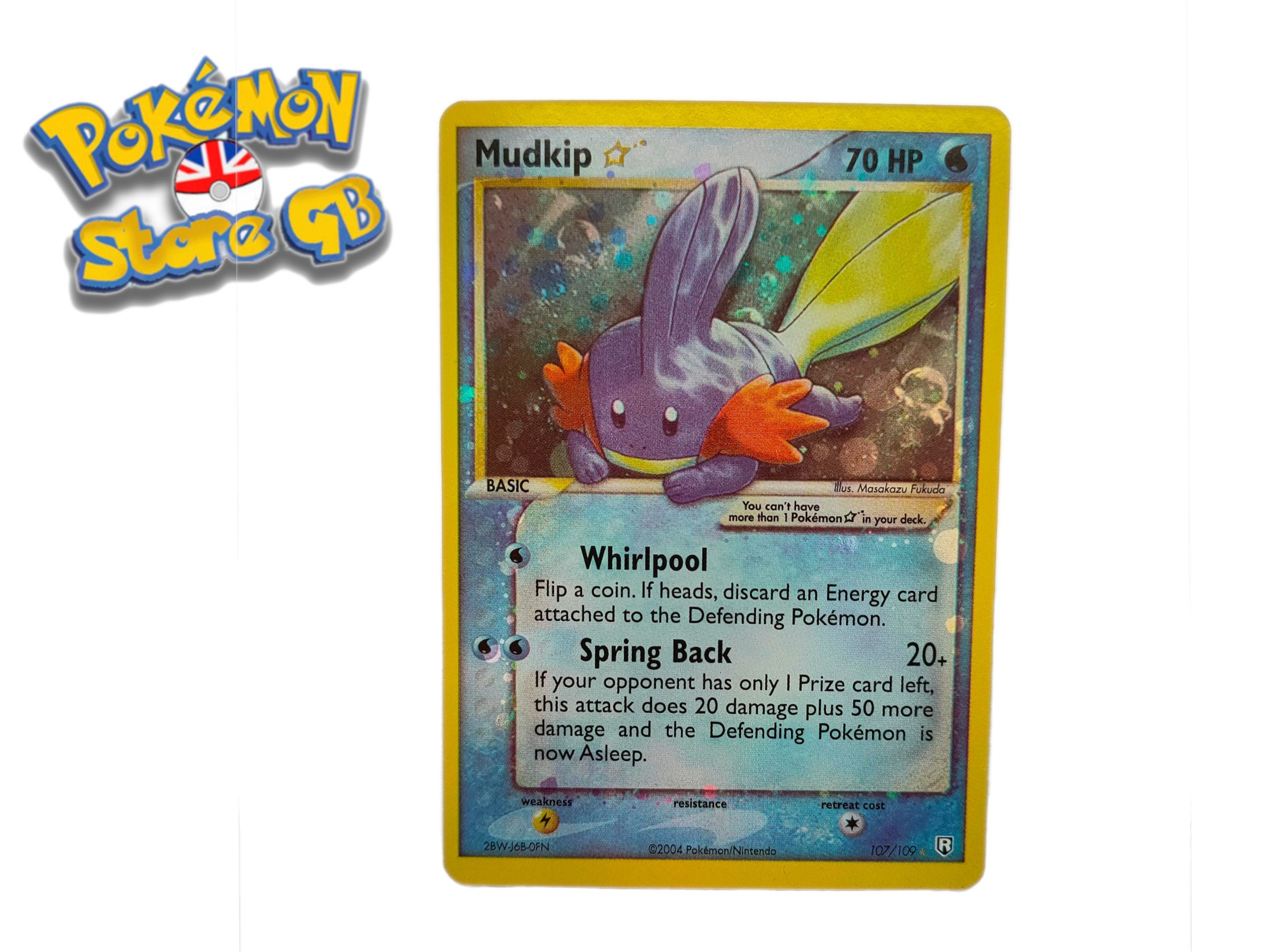 Shiny Mudkip Card