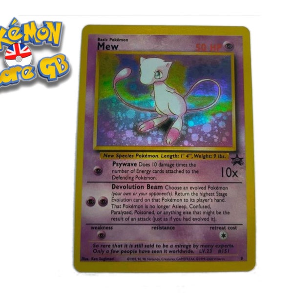 Mew Promo Card - Etsy