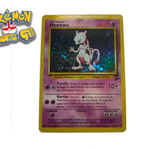 Mewtwo Pokemon Base Set 2 Rare Holo - Etsy