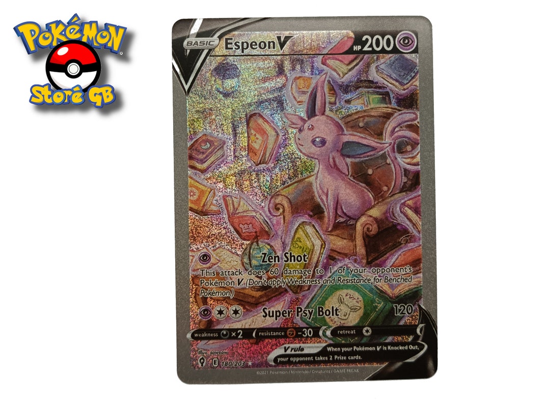 Espeon V SR SA 081/069 S6a Eevee Heroes Japan Pokemon Card - Etsy