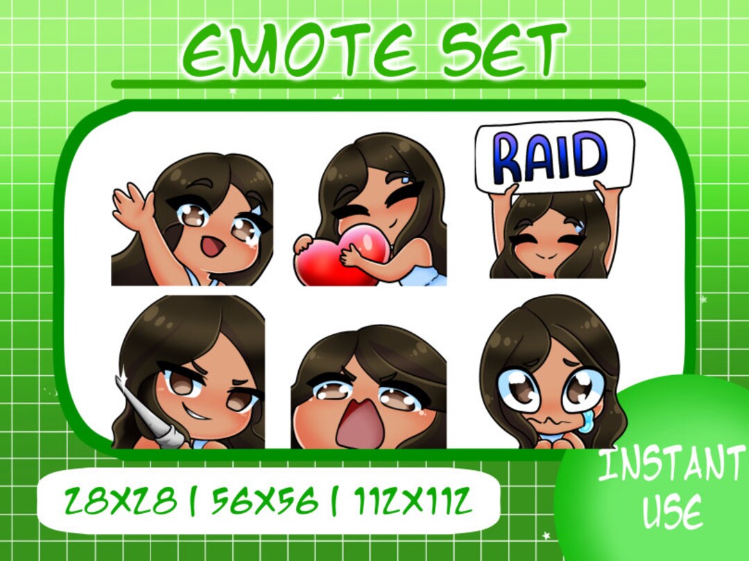 Ana TCM Emote Set 6 Emotes, Twitch and Kick Emotes - Etsy