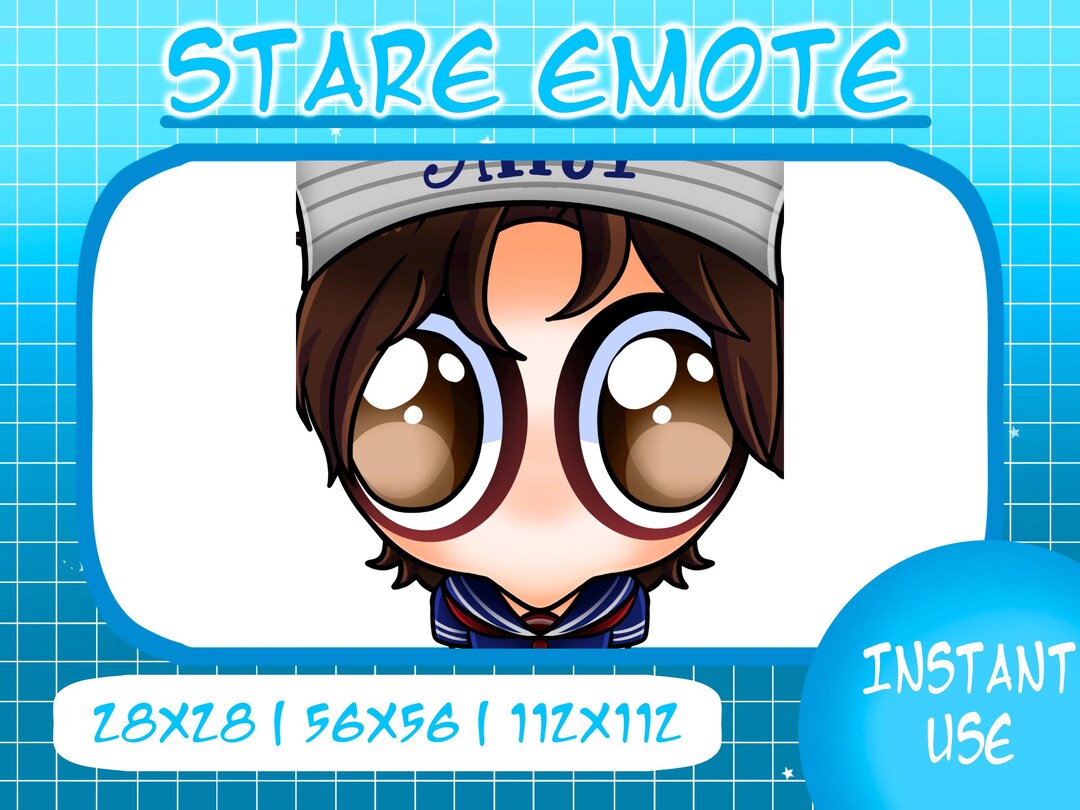 Scoops Ahoy Steve Stare Emote, DBD Stare Emote, Twitch Emote - Etsy