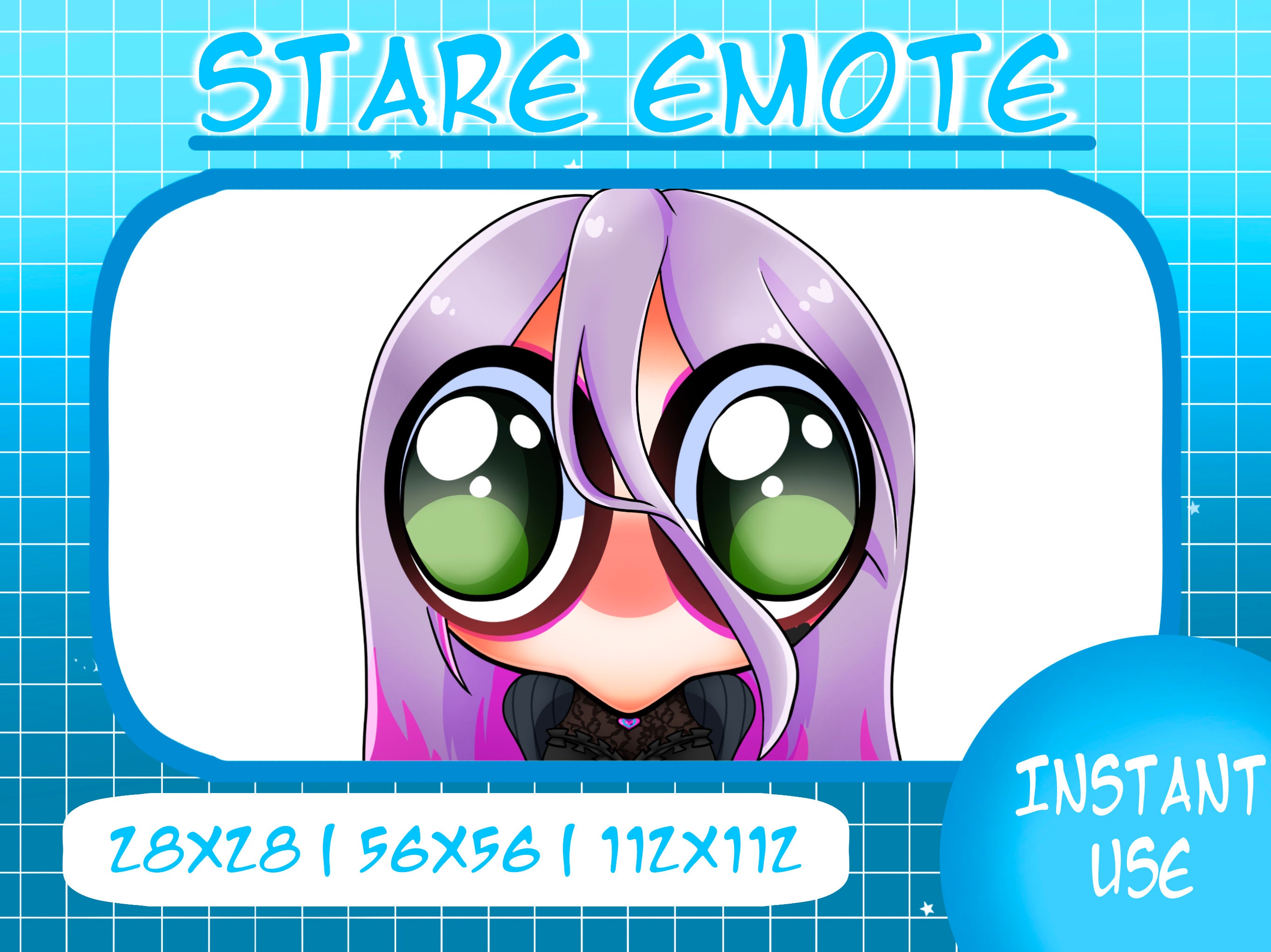 Sable Ward Stare Emote, DBD Stare Emote, Twitch Emote, Kick Emote - Etsy