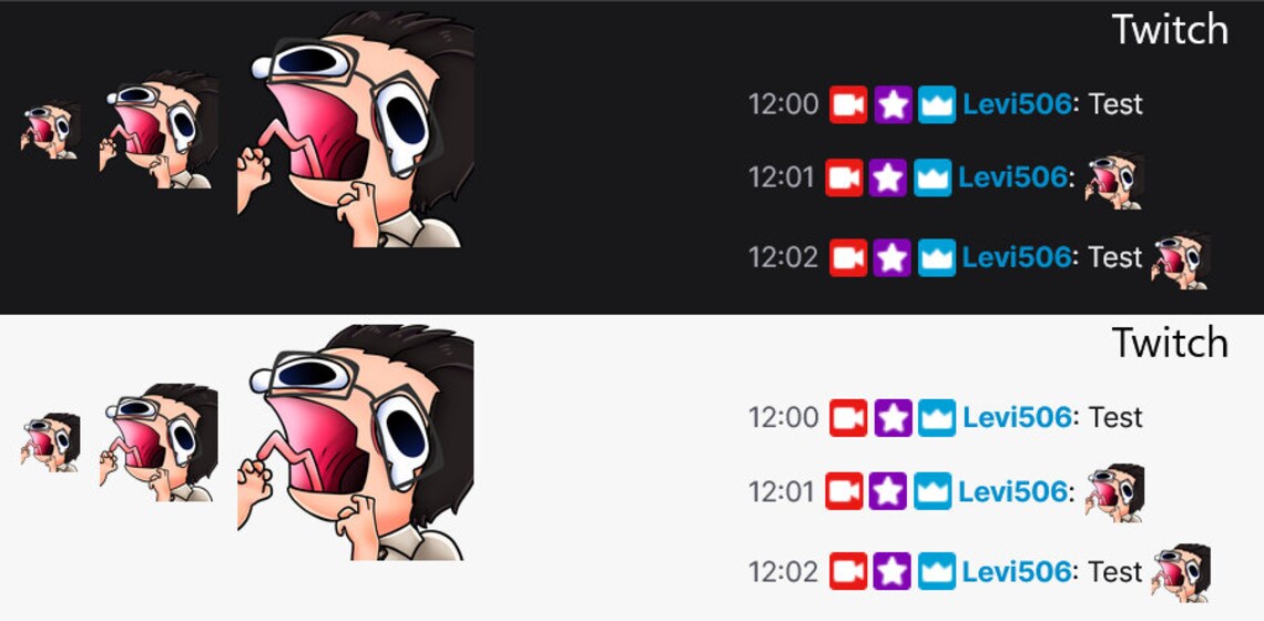 Dwight Ack Emote, DBD Emote, Twitch Emote, Kick Emote - Etsy