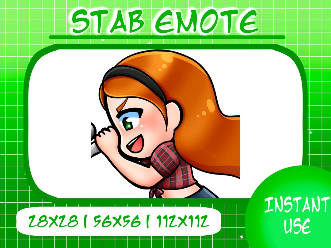 Connie Stabbing Emote, TCM Emote for Twitch and Kick - Etsy