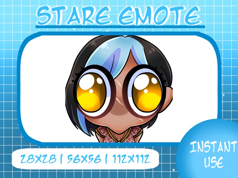 Haddie Stare Emote, DBD Stare Emote, Twitch Emote - Etsy