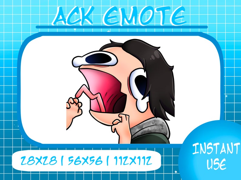 Jake Park Ack Emote, DBD Emote, Twitch Emote, Kick Emote - Etsy