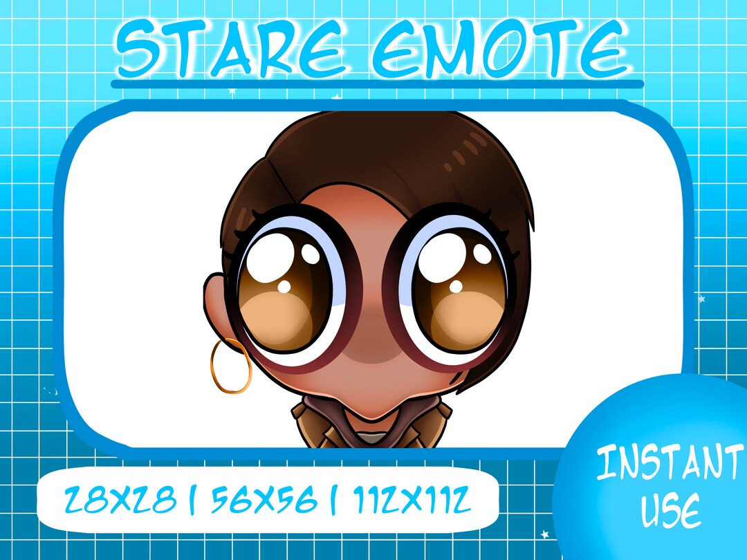 Zarina Stare Emote, DBD Stare Emote, Twitch Emote - Etsy