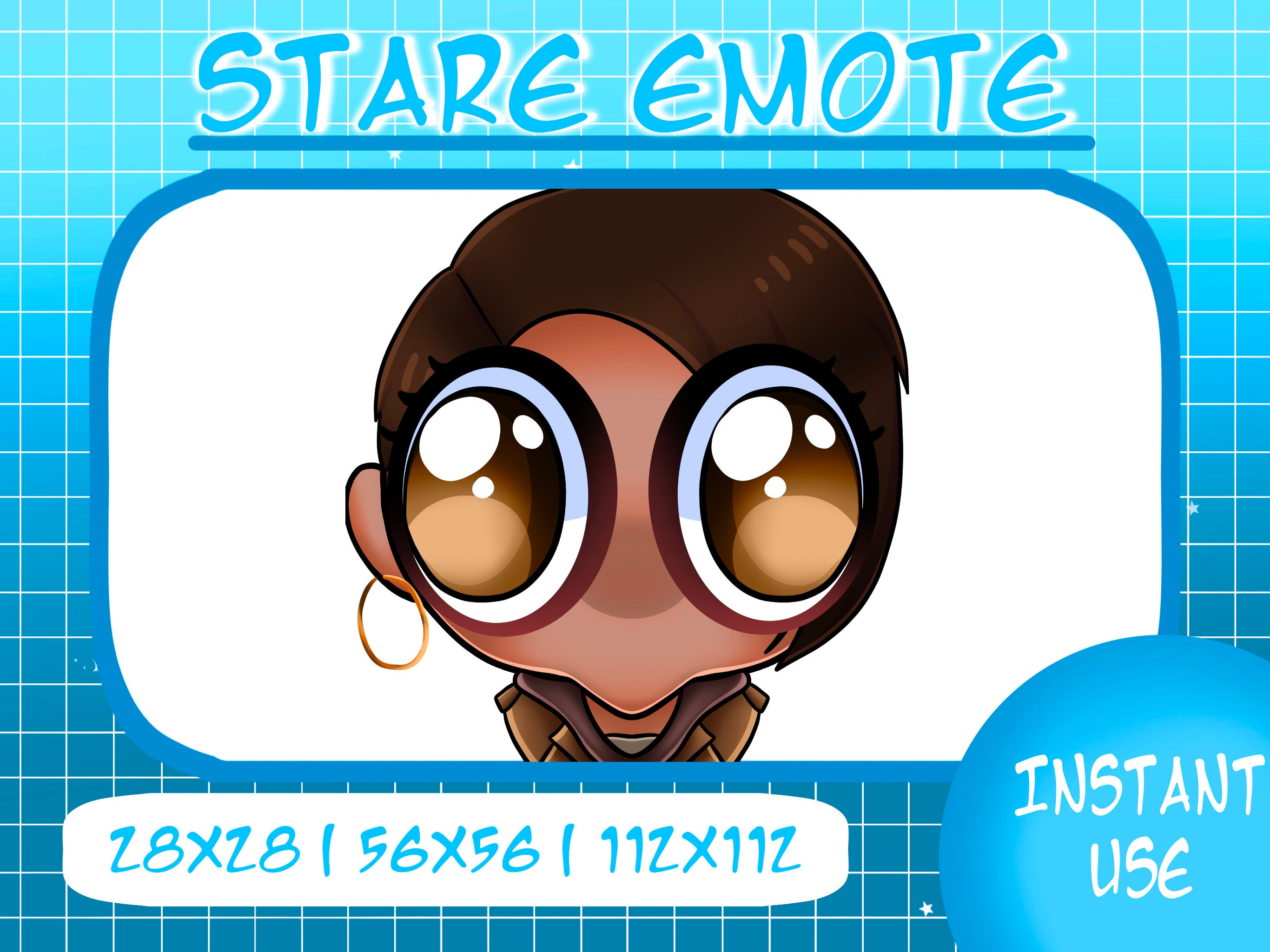 Zarina Stare Emote, DBD Stare Emote, Twitch Emote - Etsy