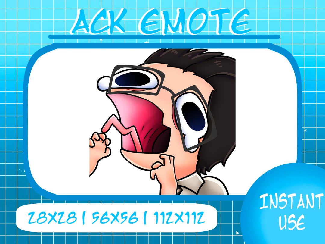 Dwight Ack Emote, DBD Emote, Twitch Emote, Kick Emote - Etsy