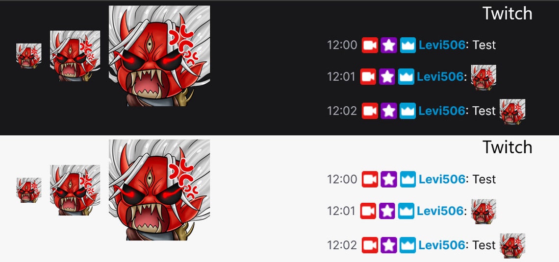 DBD Oni Angry Emote, Twitch Emote, Angry Emote - Etsy