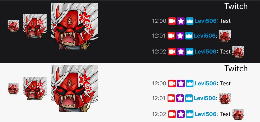 DBD Oni Angry Emote, Twitch Emote, Angry Emote - Etsy