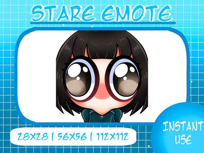 Feng Stare Emote, DBD Stare Emote, Twitch Emote - Etsy