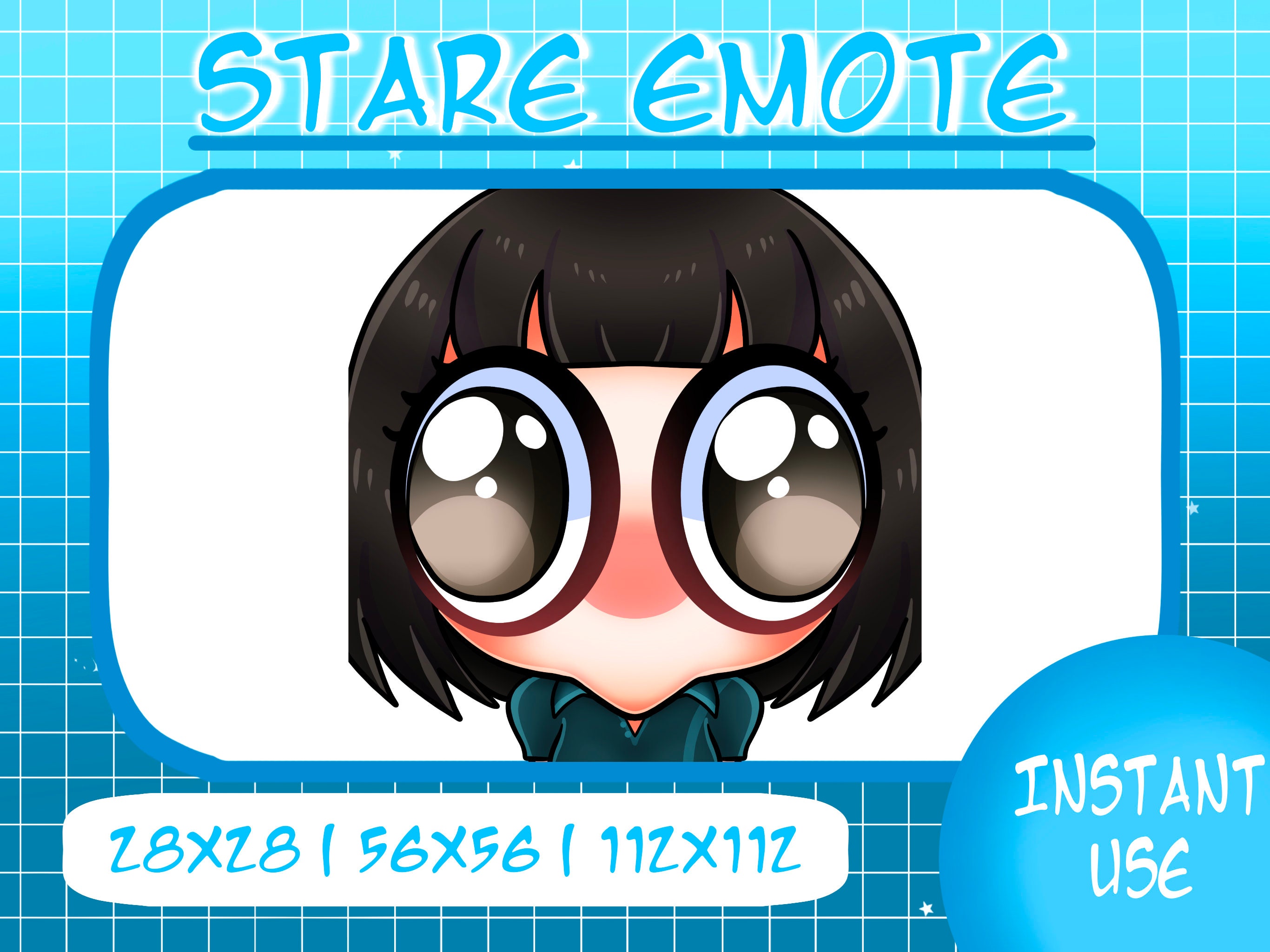 Feng Stare Emote, DBD Stare Emote, Twitch Emote - Etsy