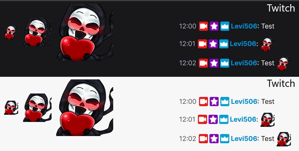 Ghostface Heart Emote, DBD Emote, Twitch Emote - Etsy