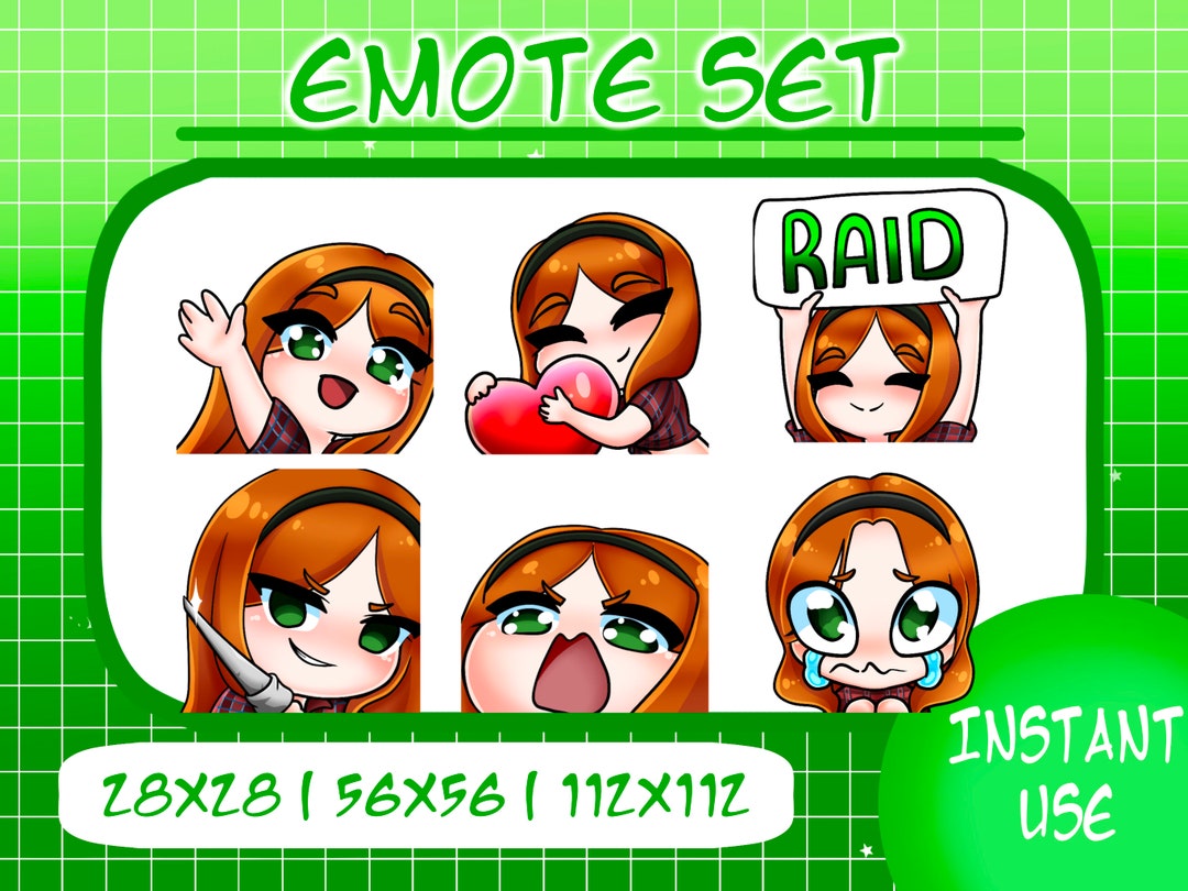 Connie TCM Emote Set 6 Emotes, Twitch and Kick Emotes - Etsy