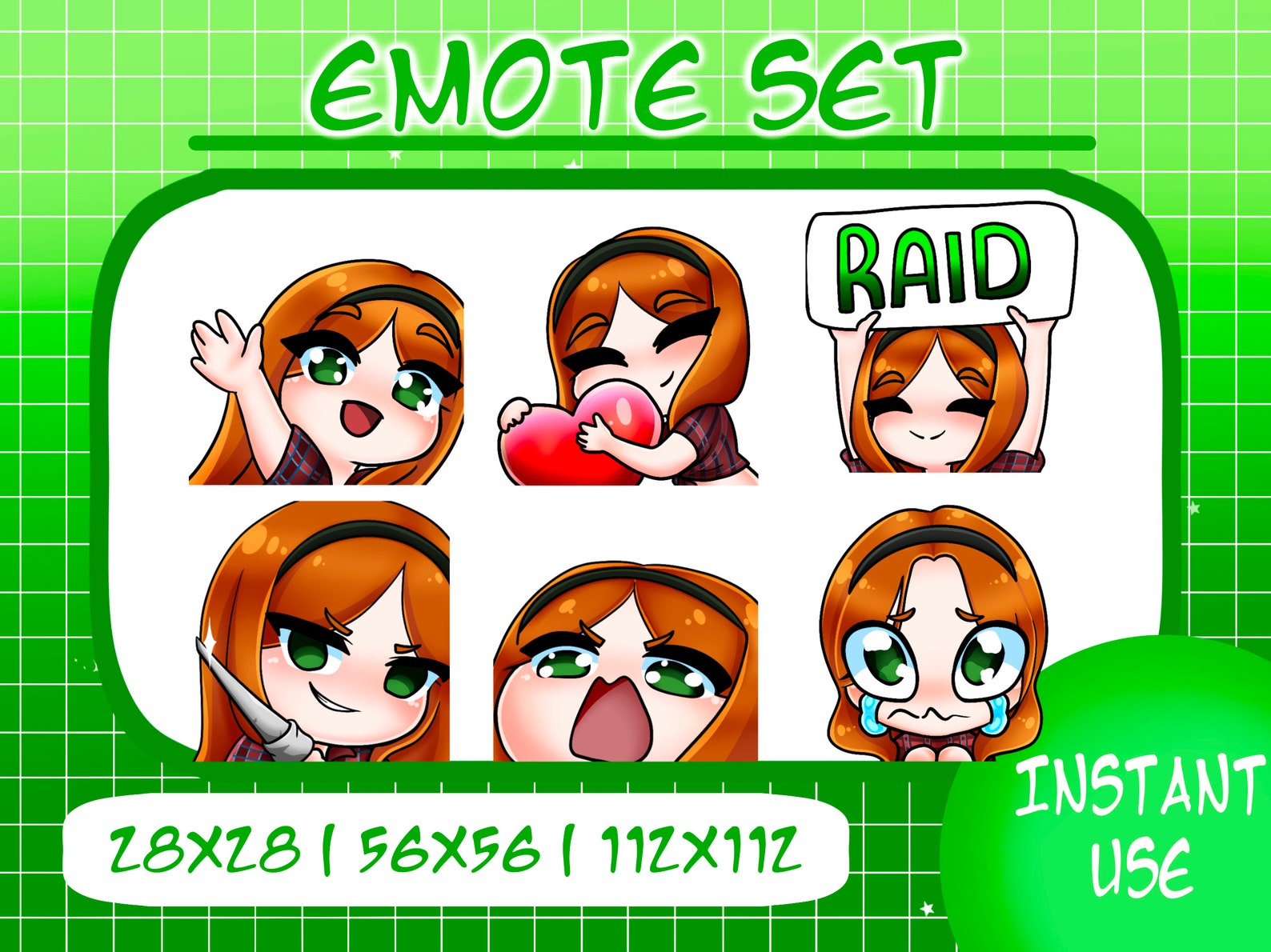 Connie TCM Emote Set 6 Emotes, Twitch and Kick Emotes - Etsy