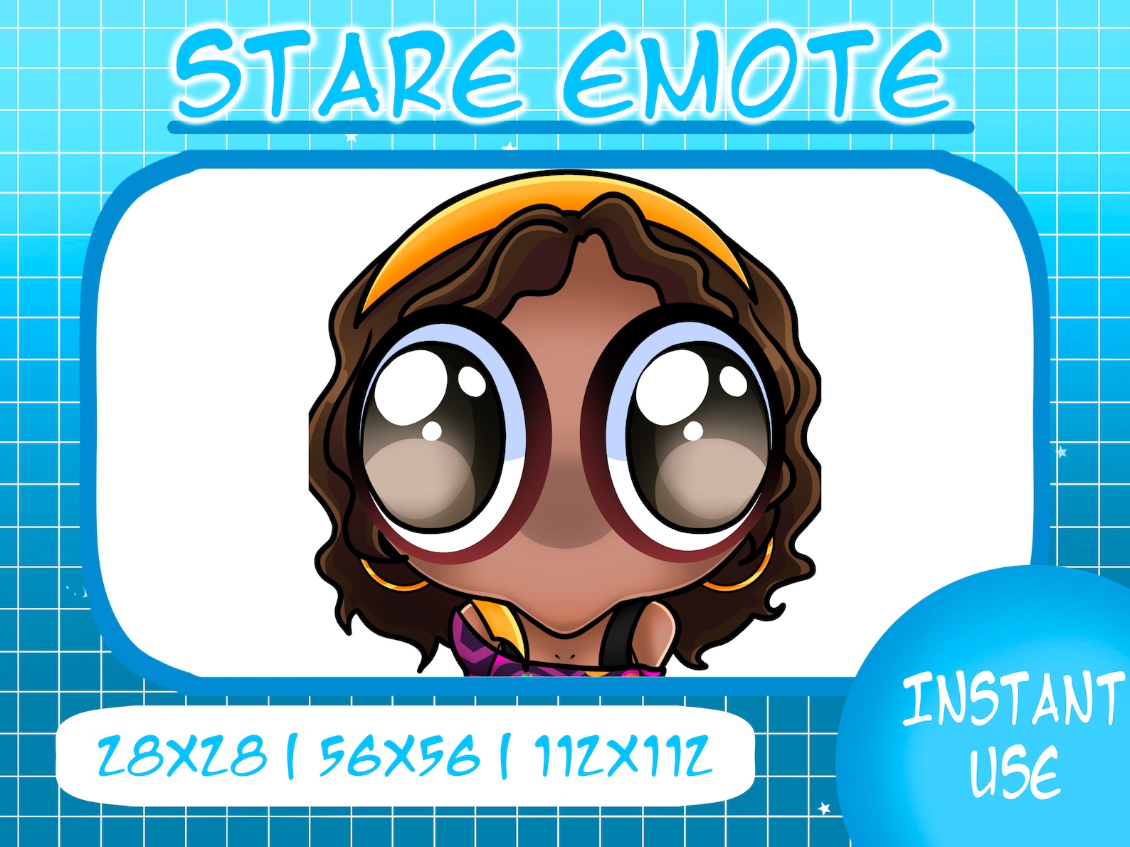 Thalita Stare Emote, DBD Stare Emote, Twitch Emote - Etsy