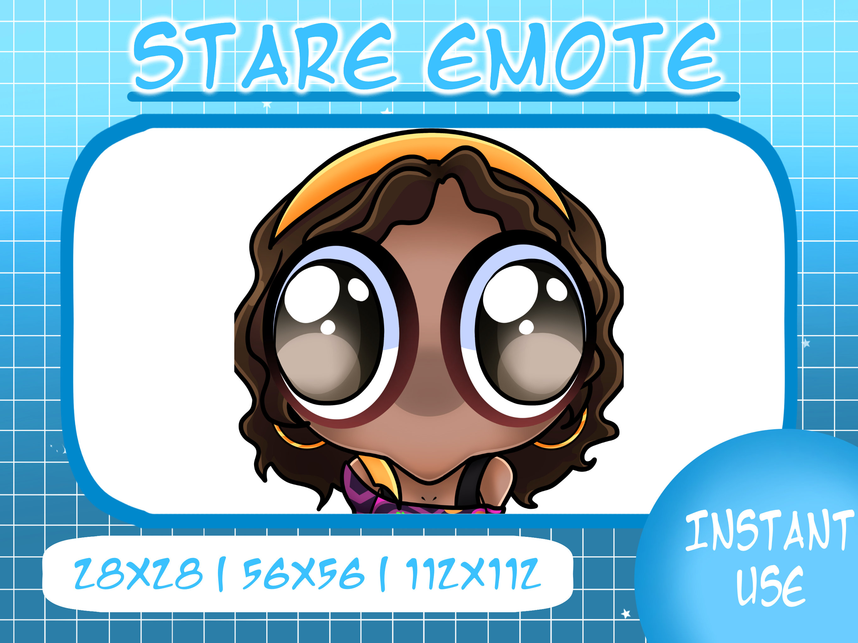 Thalita Stare Emote, DBD Stare Emote, Twitch Emote - Etsy
