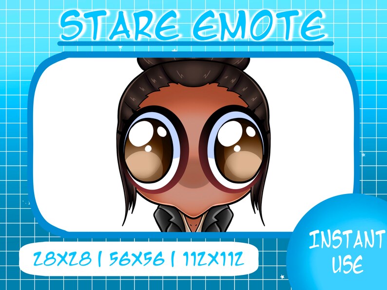 Jane Stare Emote, DBD Stare Emote, Twitch Emote - Etsy