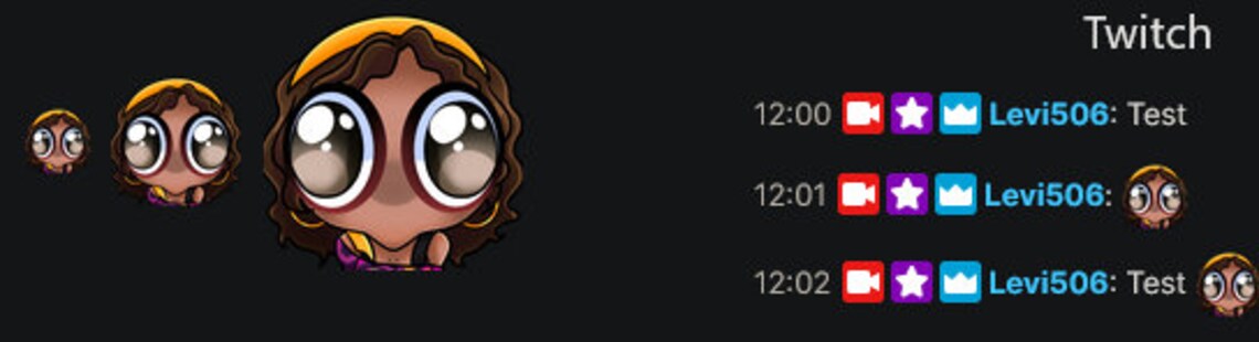 Thalita Stare Emote, DBD Stare Emote, Twitch Emote - Etsy