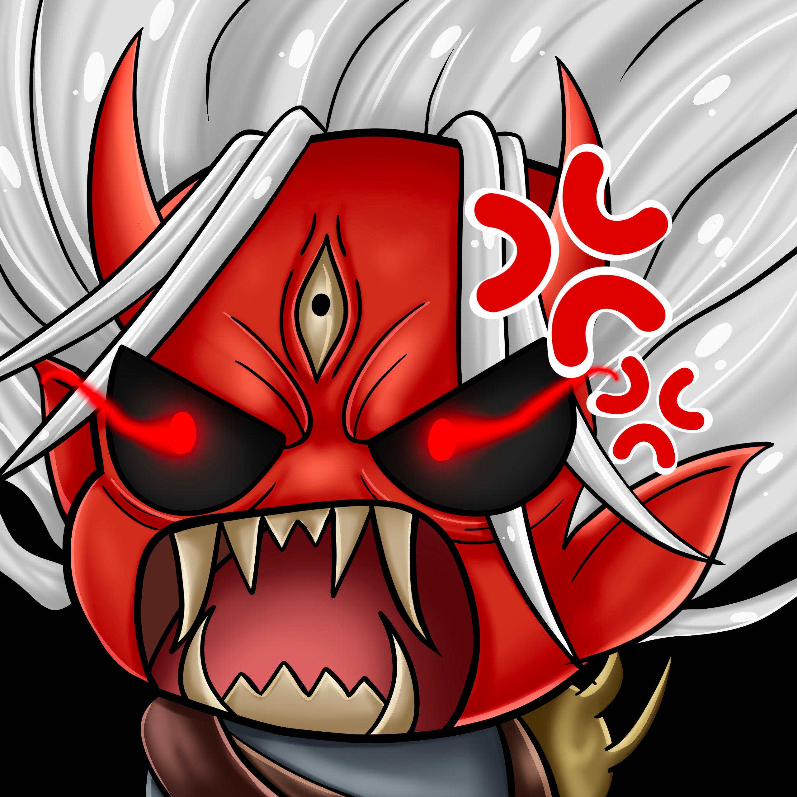 DBD Oni Angry Emote, Twitch Emote, Angry Emote - Etsy