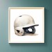 Watercolor Baseball Helmet Print, Kids Room, Wall Art, Nursery Art ...