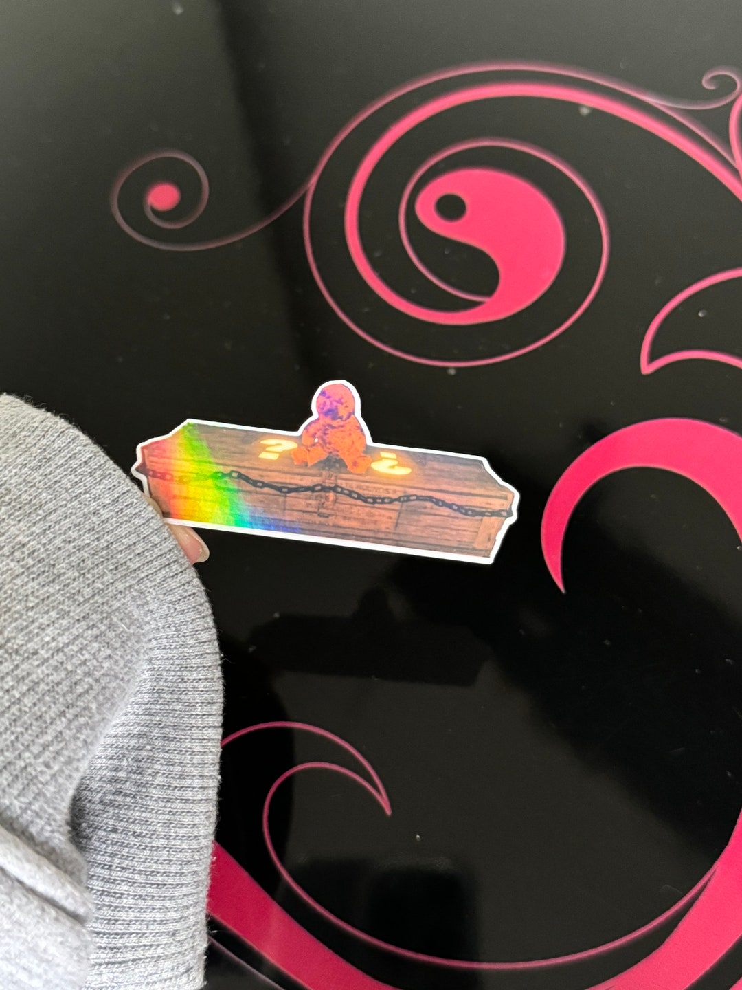 Holographic Mystery Box Vinyl Sticker Call of Duty Zombies Cod Teddy ...