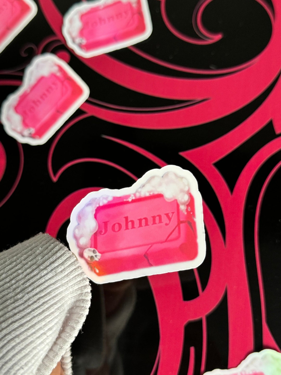 Holographic Call of Duty Johnny Soap Emblem Vinyl Sticker Calling Title ...