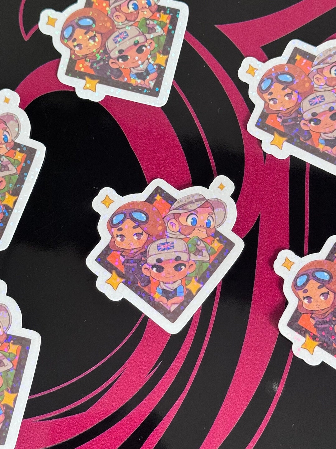 Holographic Chibi Operators Vinyl Sticker Birthday Gift for Gamers ...