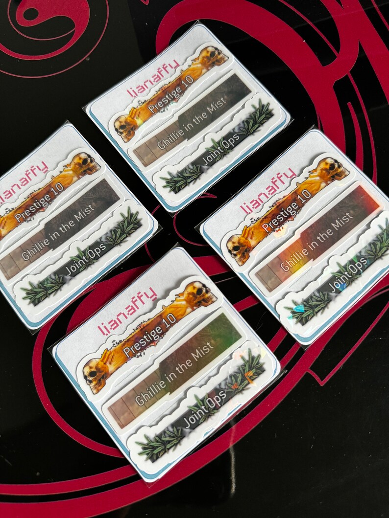 3 X Call of Duty Calling Title Card MW2 Modern Warfare 2 Vinyl Stickers ...