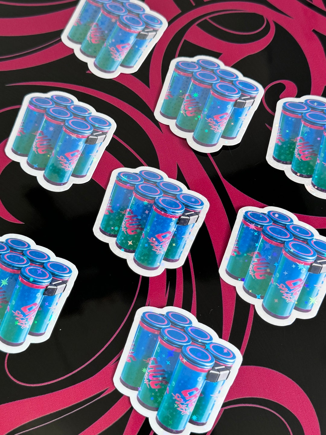 Shiny Holographic Chug Splash Vinyl Sticker Chug Jug Sticker Battle ...
