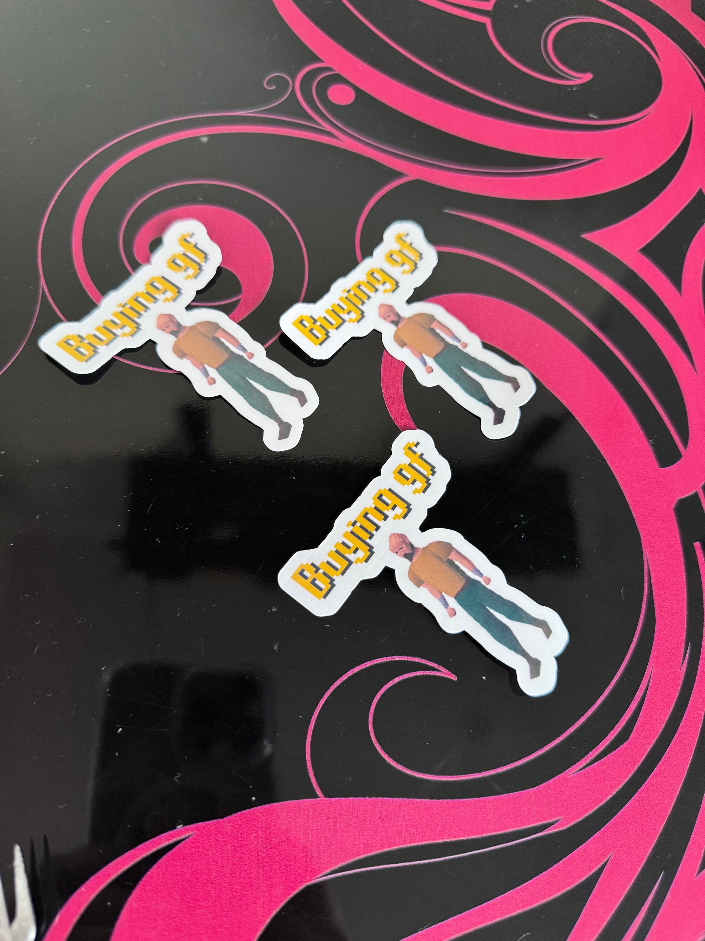 Shiny Holographic Runescape Osrs Buying Gf Vinyl Sticker Retro Gaming ...