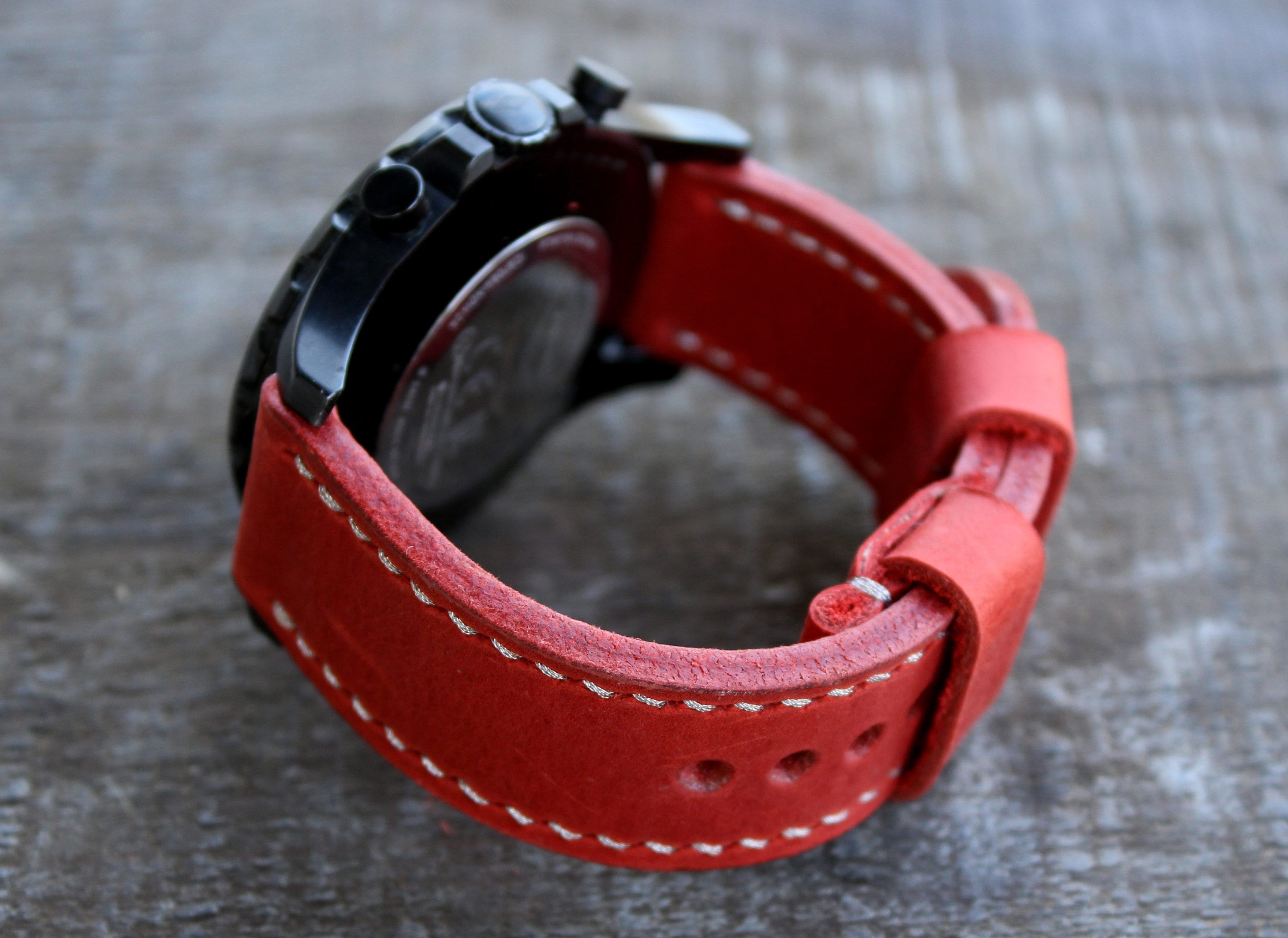 Real Leather Watch Strap Men's Watch Band 18 20 22 24 26 Custom Size - Etsy