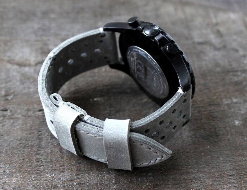 Real Leather Watch Strap Many Colors Handmade Men's Watch Band 22mm ...