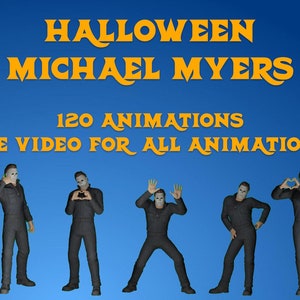 Michael Myers 120 Animation Package - Etsy
