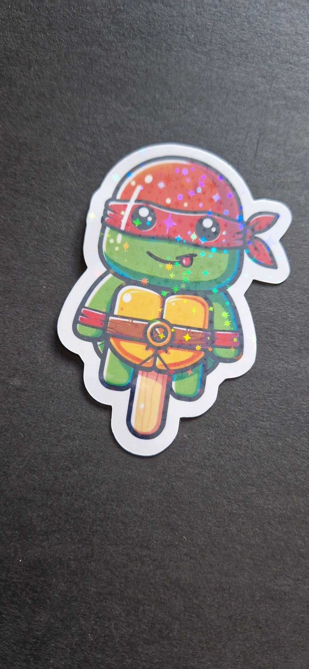 TMNT Raphael Popsicle Sticker - Etsy