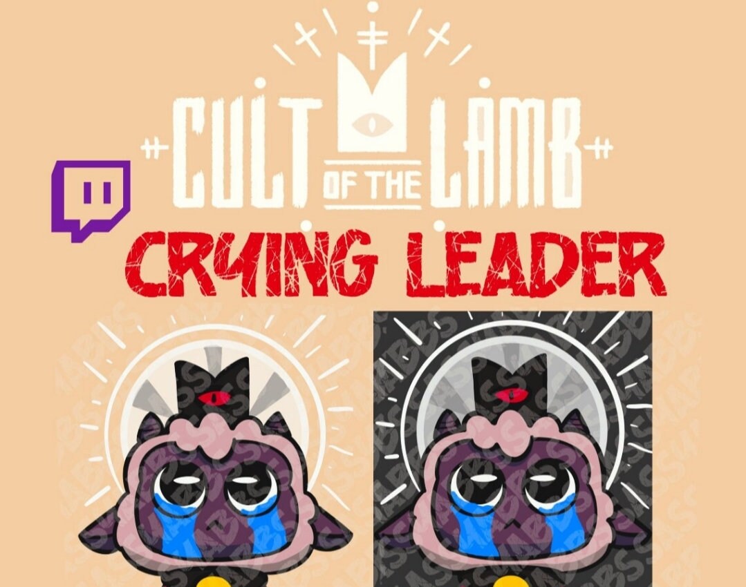 Cult of the Lamb Crying Emote - Etsy